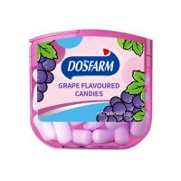 China Low Fat Fiber Protein Content Sugar Free Grape Crispy Mints with Mint Ingredients for sale