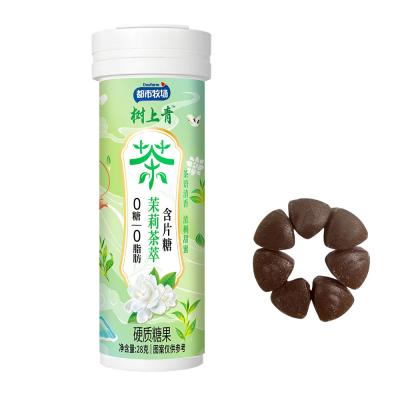 China Jasmine Tea Lozenge Healthy Hard Candy With FDA Certifications Factory for sale