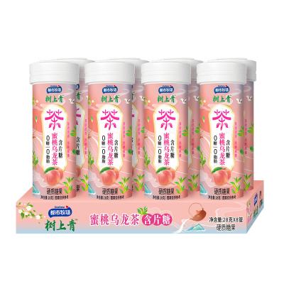 China Healthy And Delicious Peach Oolong Tea Flavor Low Calorie Candy Factory for sale