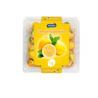 China Lemon Gummies with Fruit Juice Low Carbohydrate Content Gummy Candy Customized Type with Customer-Designed Packing in Need of Customized Candy for sale