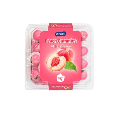 China Peach Gummies with Fruit Juice Low Sugar Content Vitamin Healthy Orange Gummies for a Nutrient-Rich and Delicious Snack for sale