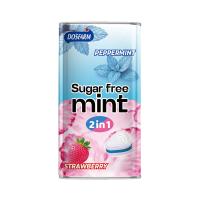 China Strong Peppermint Lozenge Tablet Sugar Free Mint Candy Strawberry Flavor or Customized by DIY OEM for sale