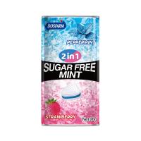 China Strong Peppermint Lozenge Tablet Sugar Free Mint Candy Strawberry Flavor or Customized by DIY OEM for sale