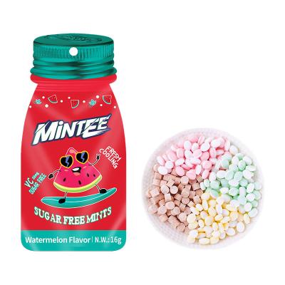 China Watermelon Mints Sugar Free Healthy Mint Candy Low Shelf Life 2 Year Sugar Free Mint Candy with Low Fat Fiber Protein Content and Low Calories Carbohydrate for sale