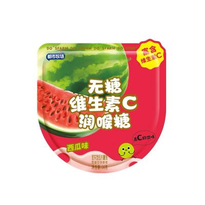 China Watermelon Mints Wholesale Tablet Lozenge Sugar Free Mint Vitamin Candy Factory for sale
