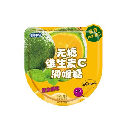 China Tangerine Mints Wholesale Tablet Lozenge Sugar Free Mint Vitamin Candy Factory for sale