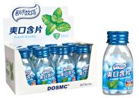 China Fresh breath Cooling Pepper mint Vitamin C Sugar free mint candy Bottle pack candy for sale