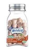 China OEM available Healthy Compressed candy Low sugar Low cal Plum flavor candy in plastic bottle for sale