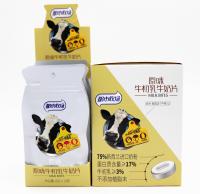 China Healthy Low Calorie 16g Colostrum Milk Tablets With Sachet Pack for sale