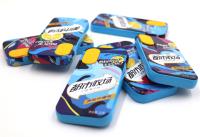 China Sea Salt Lemon Flavor Sugar Free Mint Candy In Colorful Metal Case for sale