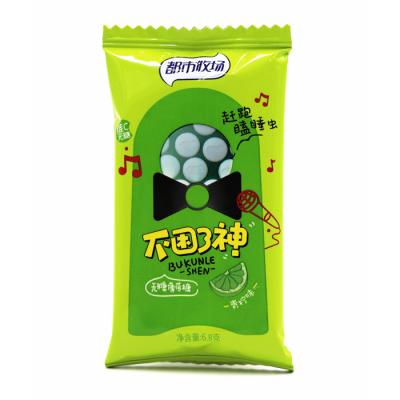 China Lime Flavor Healthy Sugar Free Compressed Candy 12 Months Shelf Life for sale