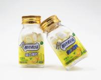 China Fresh Breath Vitamin C Sugar Free Mint Candy Cooling Lemon Flavor Pepper Mint Candy for sale