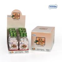 China Full vitamin C fruit flavors OEM sugar free tablet candy with triangle bottle for sale
