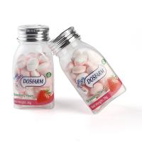 China Full vitamin C sweet bottle package energy sugar free mint candy for sale