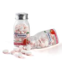 China Full vitamin C sweet bottle package energy sugar free mint candy for sale
