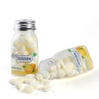 China Fresh Lemon Flavor Sugar Free Mint Candy /  No Fat Vitamin C Snacks for sale