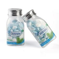 China OEM Candy Low Cal Fresh breath Vitamin C Sugar Free mint candy in Bottle pack Keep awake for sale