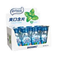 China OEM Available Super Cool Mint Candy Vitamin C Sugar Free Mints Packed In 20g Plastic Bottle for sale