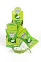 China Green Apple Flavor 12.8g Sachet Pack Vitamin C Candy Sugar Free Confectionery for sale