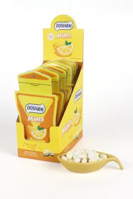 China Lemon Flavor Vitamin C Diabetic 12.8g Fat Sugar Free Candy for sale
