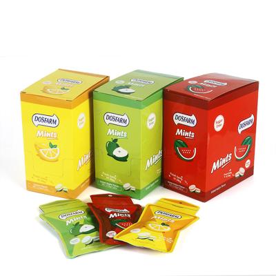 China Sugar Free Healthy Full Vitamin C Mint Fruit Candy With Cooling Breath for sale