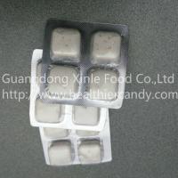 China bubble chewing gum cube shape chewing candy for kids low sugar watermelon mint candy for sale