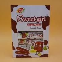 China Fashional Assorted Fruit Chewy Milk Candy / Soft Sweets Rich In Milk Chocolate Flavor for sale