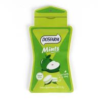 China Sugar Free Compressed Candy Green Apple Flavor For Your Throat for sale