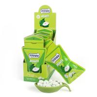 China Cooling Sugar Free Mint Green Apple Taste Oval Shaped Candy Full of Vitamin C for sale