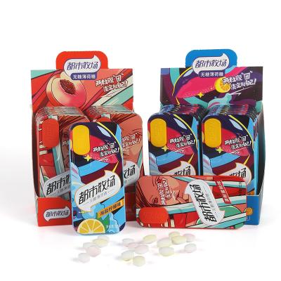 China Lemon Peach Sugar Free Mint Healthy Hard Candy For Child Adults for sale