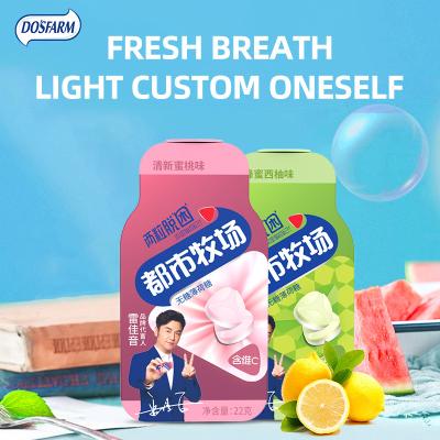 China Do's Farm Metal Case Vitamin C Sugar Free Mint Candy Sea Salt Lemon Low Fat Fresh 22g for sale