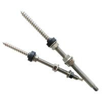 China Stainless Steel Solar Roof Mount Hanger Bolt M8 M10 for Strong Stable Solar Panel Mounting for sale