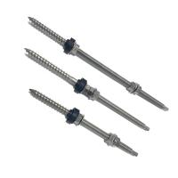 China Stainless Steel Solar Roof Mount Hanger Bolt M8 M10 for Strong Stable Solar Panel Mounting for sale