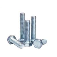 China DIN Standard High Strength Steel Hex Head Bolt 35k Tensile Fastening Solution for sale