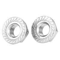 China DIN6923 Hex Flange Nut M20 M16 Carbon Steel Stainless Steel Direct Fastener for sale