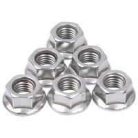 China DIN6923 Hex Flange Nut M20 M16 Carbon Steel Stainless Steel Direct Fastener for sale