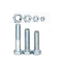 China Galvanized Hexagon Bolts and Nuts Grade 8.8 Length 10mm to 500mm for Industrial Use for sale