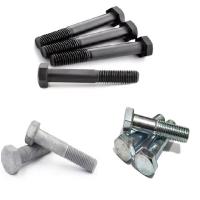 China Metric High Strength Bolts DIN 931/933 Hex Bolts and Nuts Zinc Plated Grade 8.8 M4-M48 for sale