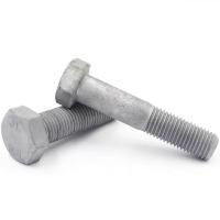 China Metric High Strength Bolts DIN 931/933 Hex Bolts and Nuts Zinc Plated Grade 8.8 M4-M48 for sale