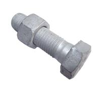 China High Strength HDG Hex Bolts and Nuts Set for Heavy Duty Construction Length 20mm to 300mm for sale