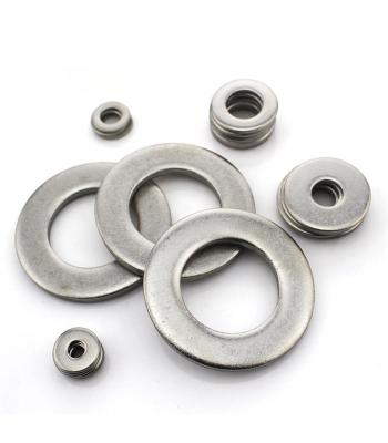 China Stainless Steel DIN 125 Large Flat Washer SS304 SS316 A2 A4 Plain Finish All Sizes for sale