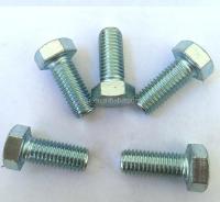China DIN933 Hexagon Bolts with Nuts and Washers Grade 8.8 M10-M48 Length 10mm-300mm for sale