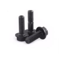 China DIN 6921 Hex Head Flange Bolts and Nuts Grade 4.8 8.8 10.9 M3-M48 Black Finish for sale