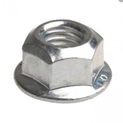 China Flanged All-Metal Hex Nuts Prevailing Torque Metric Carbon Stainless Steel M6 M8 M10 for sale