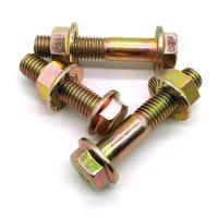 China DIN 6921 Hex Head Flange Bolts and Nuts Grade 4.8 8.8 10.9 M3-M48 Black Finish for sale
