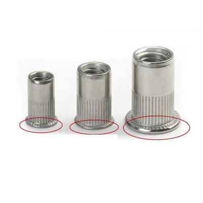 China ISO9001 Certified M4-M12 Carbon Steel Rivet Nuts Big Countersunk Head Grade 4.8 for sale