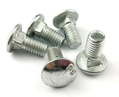China DIN603 Carriage Bolt Zinc Finish M6-M20 Custom Length ISO9001 Certified for sale