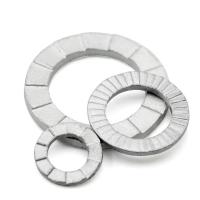 China 65Mn Double Fold Self Locking Washer DIN25201 Anti Loosing Secure Fastening M3-30 Zinc for sale