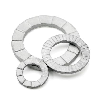 China 65Mn Double Fold Self Locking Washer DIN25201 Anti Loosing Secure Fastening M3-30 Zinc for sale