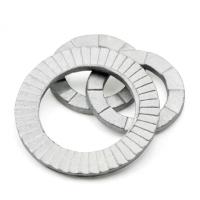 China 65Mn Double Fold Self Locking Washer DIN25201 Anti Loosing Secure Fastening M3-30 Zinc for sale